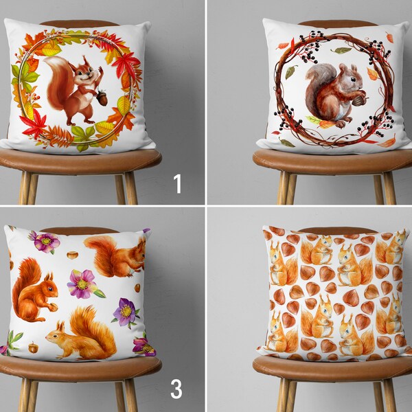Squirrel Pillow - Etsy