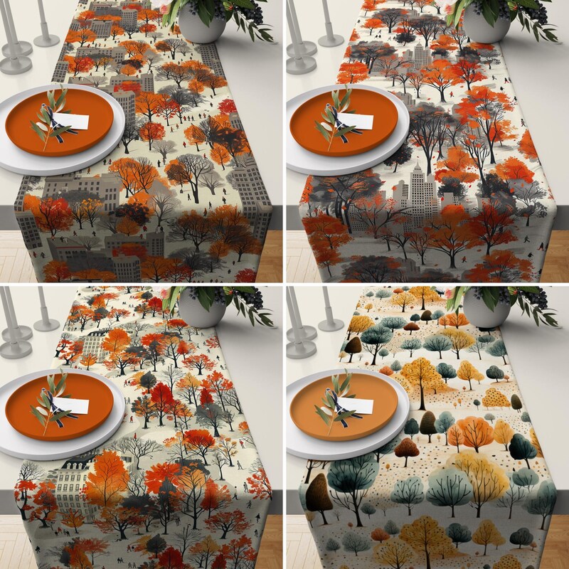 Fall Table Runner - Etsy