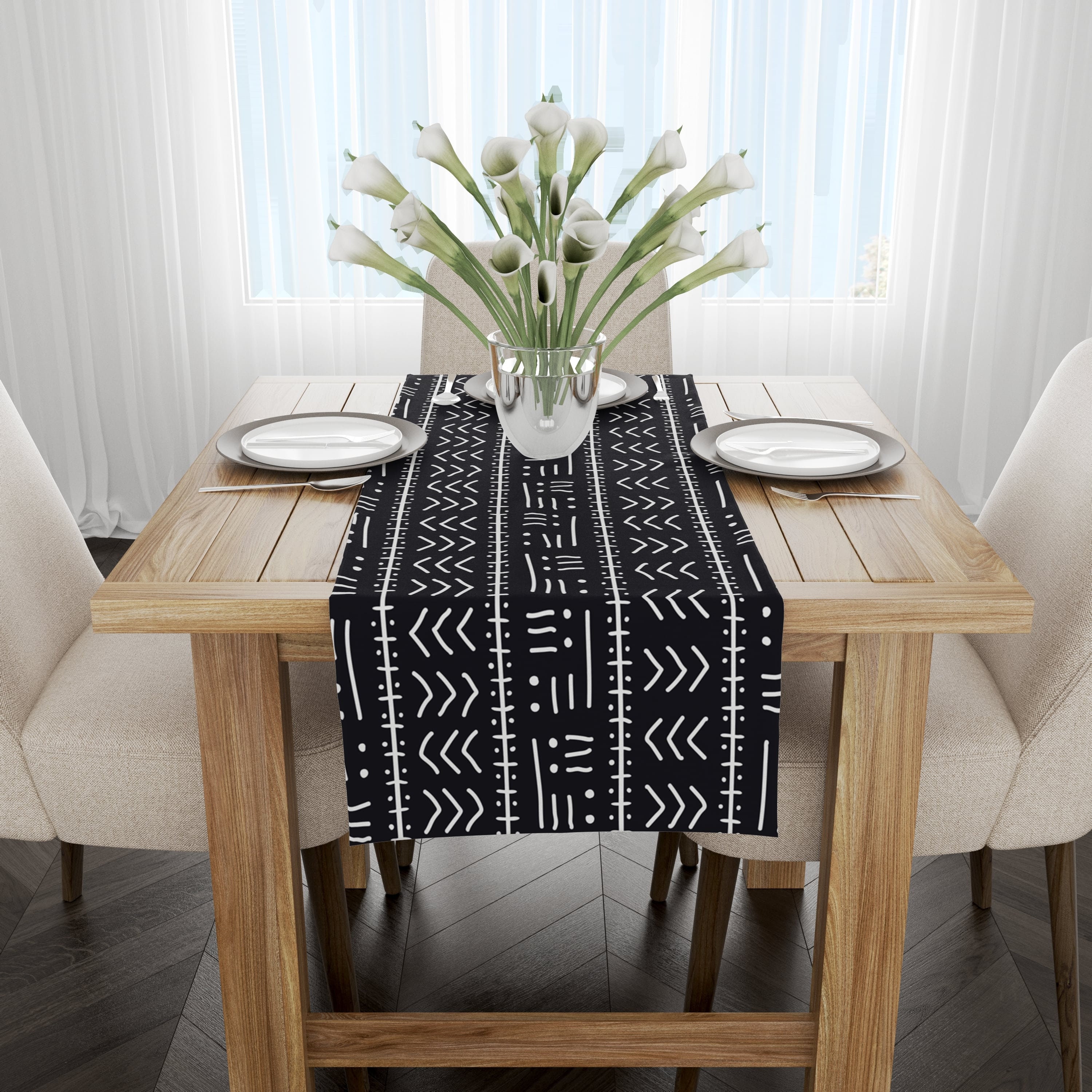 Ethnic Aztec Motifs Table Runner Southwestern Runner Tribal - Etsy