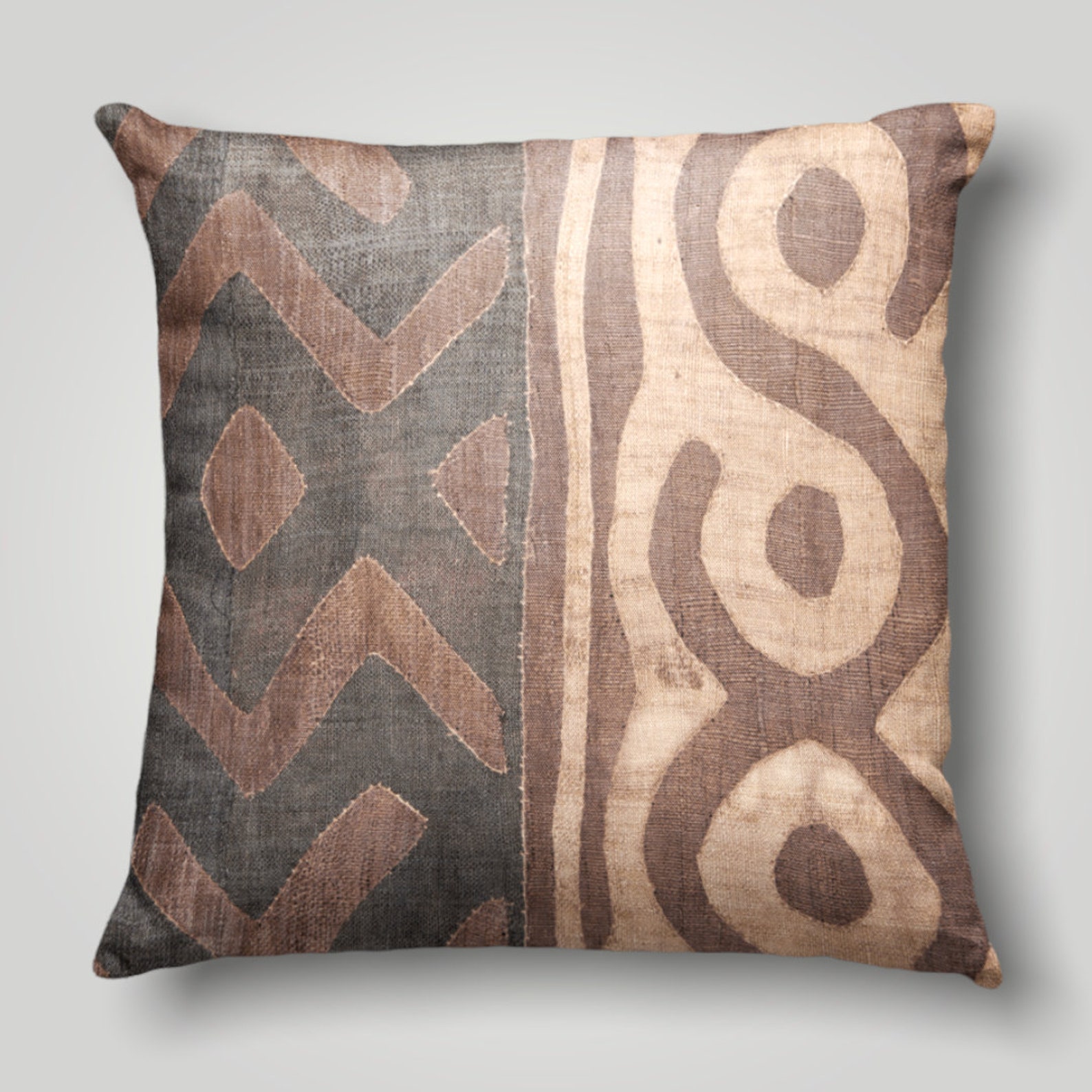 Ethnic African Style Pillow Cover Mudcloth Looking Pillow - Etsy
