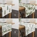 Leaf Pattern Table Runner, Boho Leafy Kitchen Runner, Botanical ...