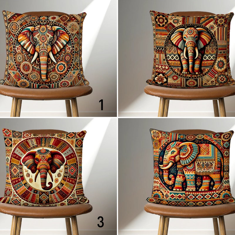 Elephant Cushion - Etsy UK