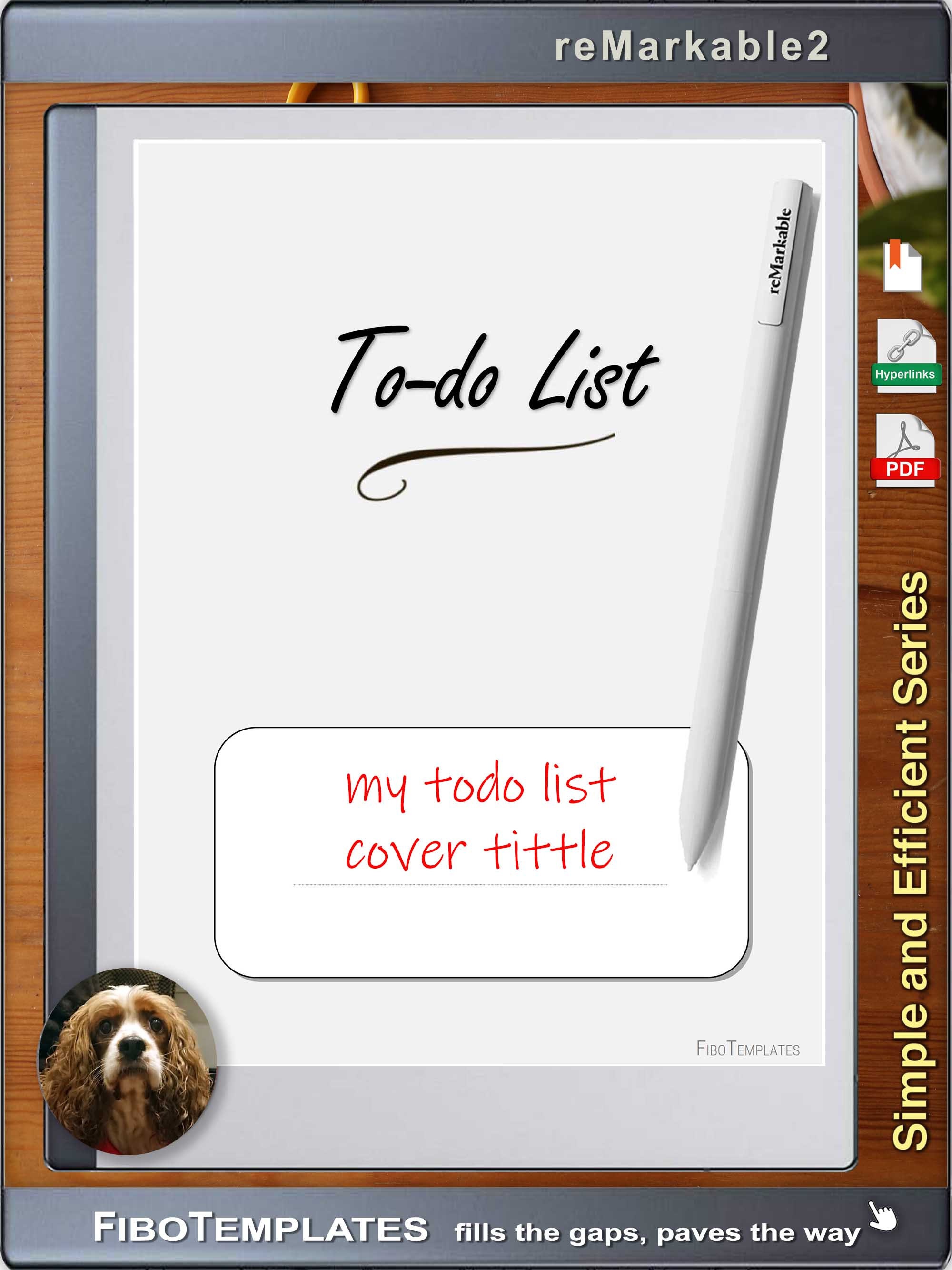 To-do List Version 1 for Remarkable From Simple & Efficient Series at ...