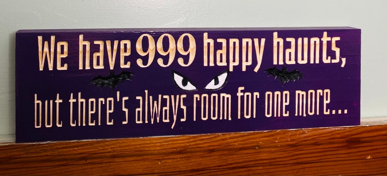 999 Happy Haunts Halloween Haunted Mansion Decoration for - Etsy