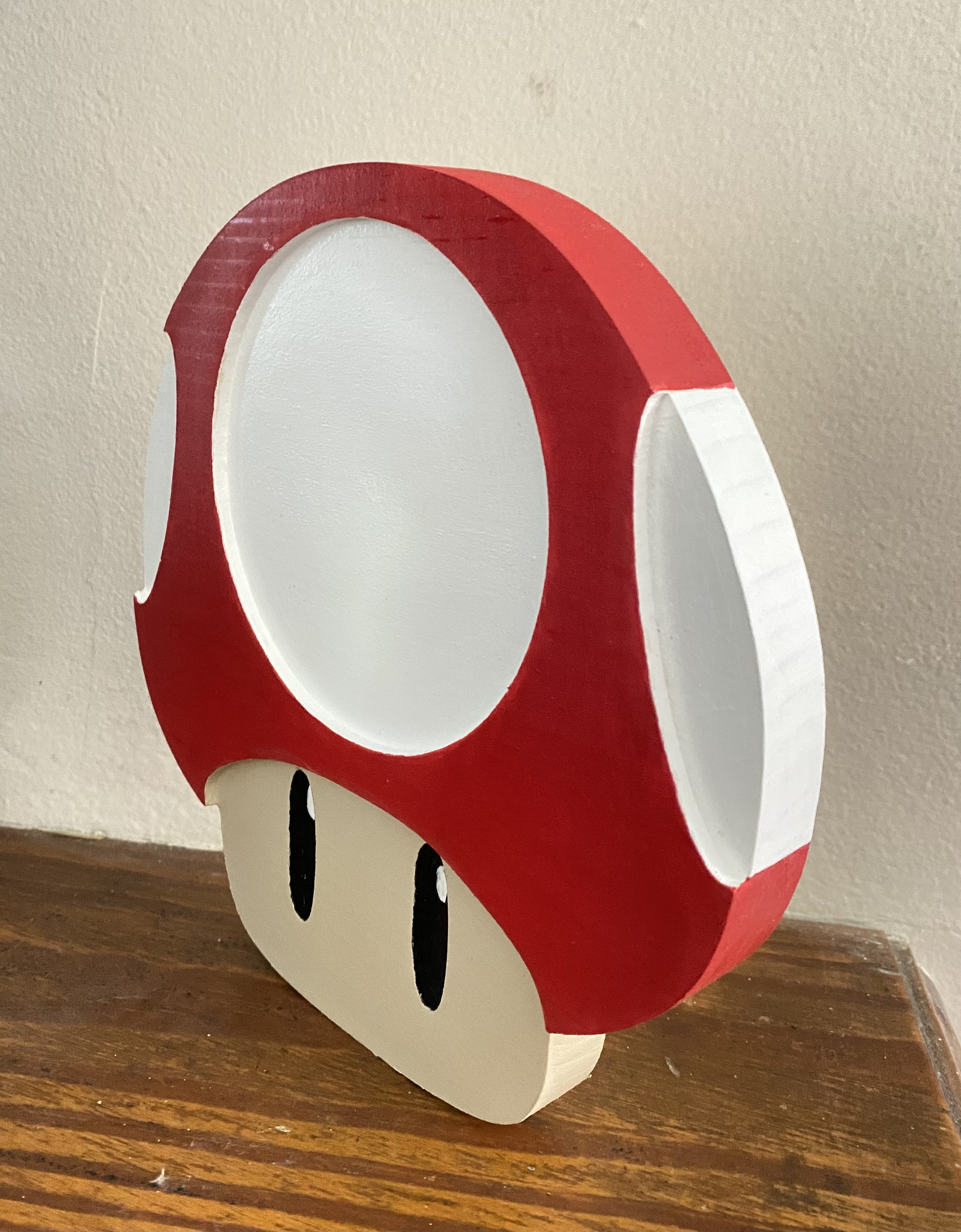 Super Mushroom Mario Bros Wall Decor Shelf Art Bank Super - Etsy