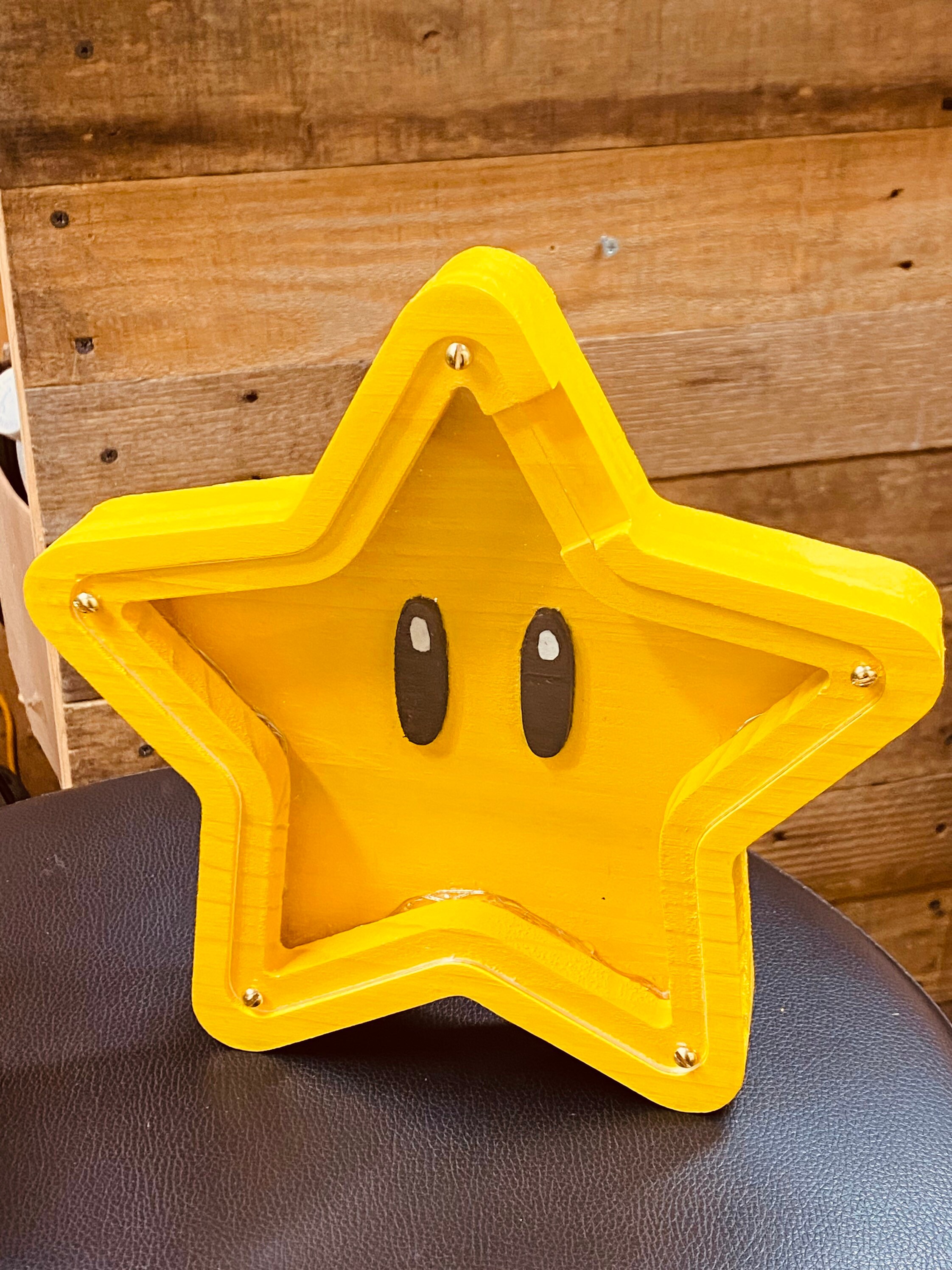 Light up Super Star/starman/invincibility Star Bank, Mario Bros Piggy ...