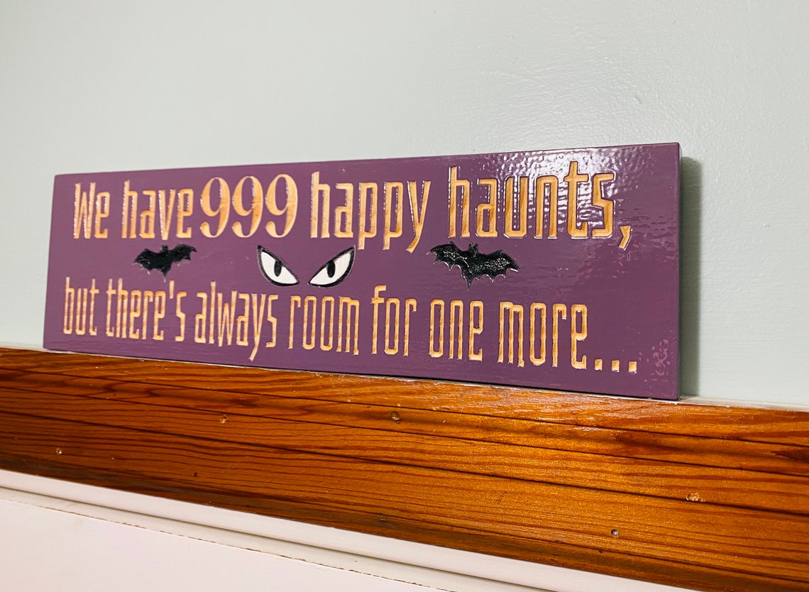 999 Happy Haunts Halloween Haunted Mansion Decoration for - Etsy