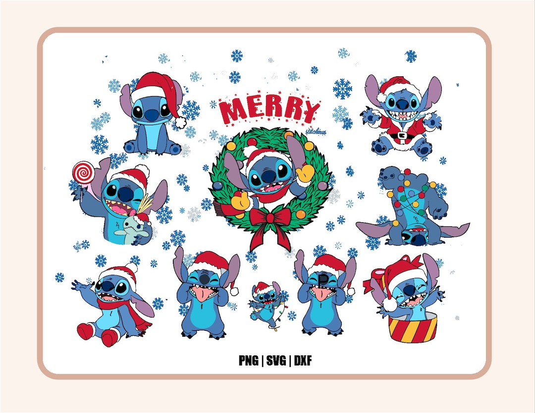 Christmas Stitch Svg ,merry Christmas Svg, Merry Stitchmas Svg, Stitch ...