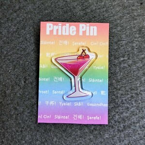 Epoxy LGBTQ Pride Drink Pins Subtle A-grade B-grade - Etsy