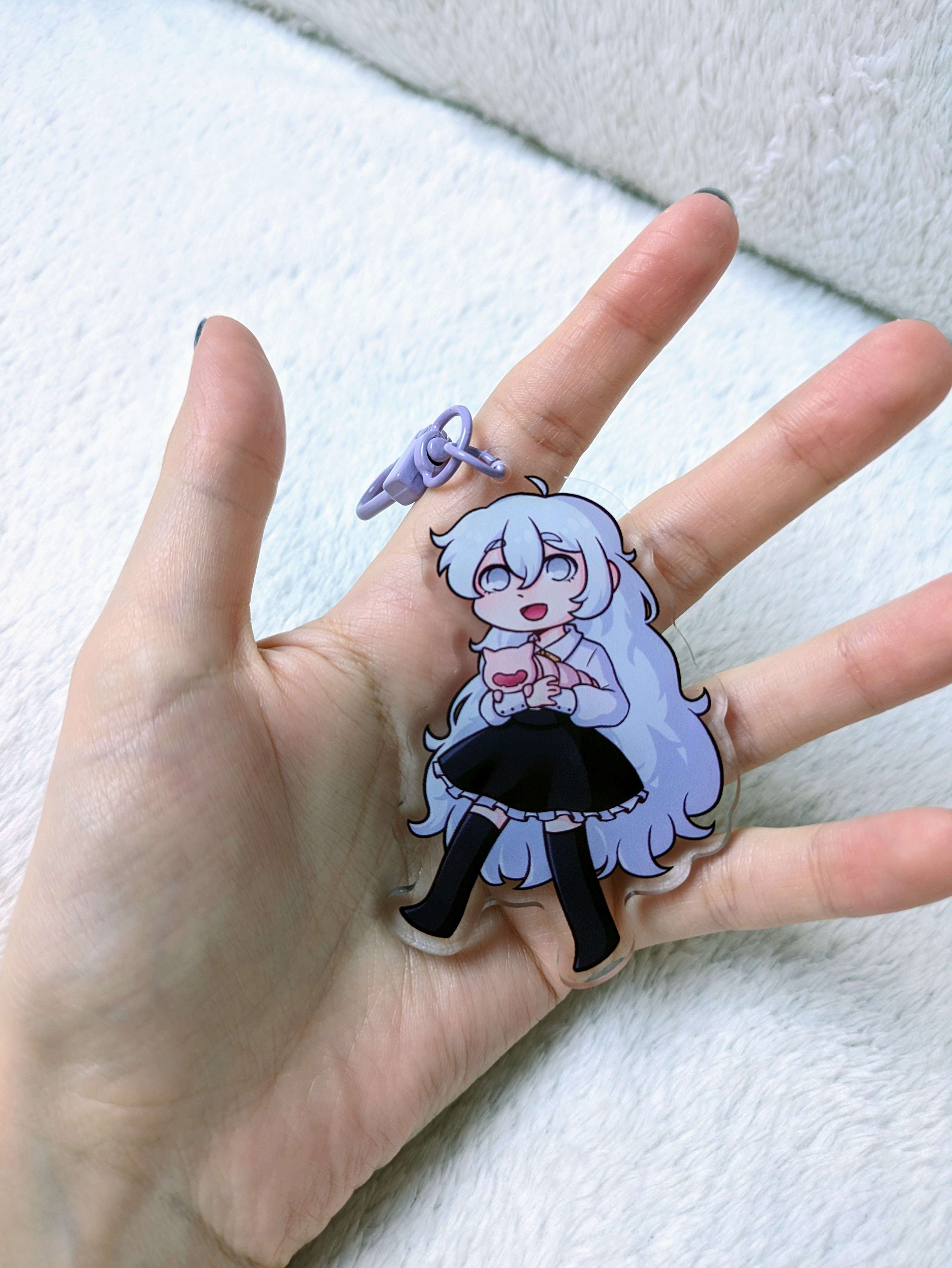 Hello Charlotte Charlotte Wiltshire With Magcat Acrylic Keychain With ...