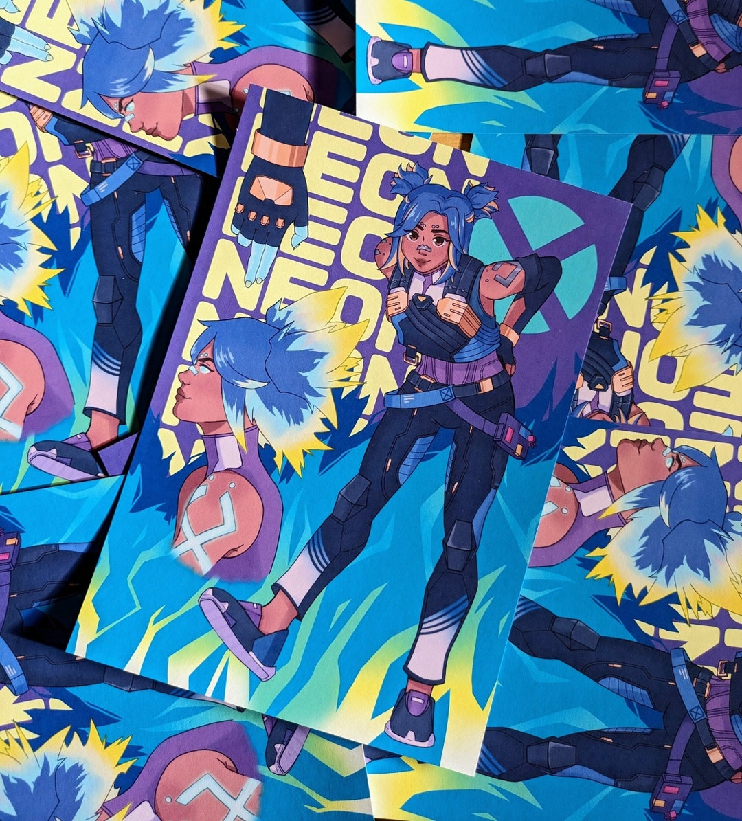 Valo Print Agent A5 A4 Matt Print of Video Game Character - Etsy