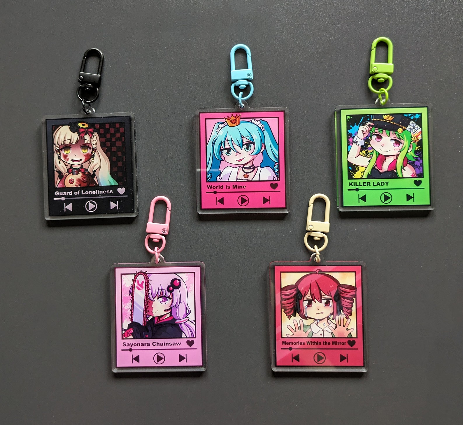 Vocaloid Miku - Virtual Singer - Acrylic Keychain With Double-sided ...