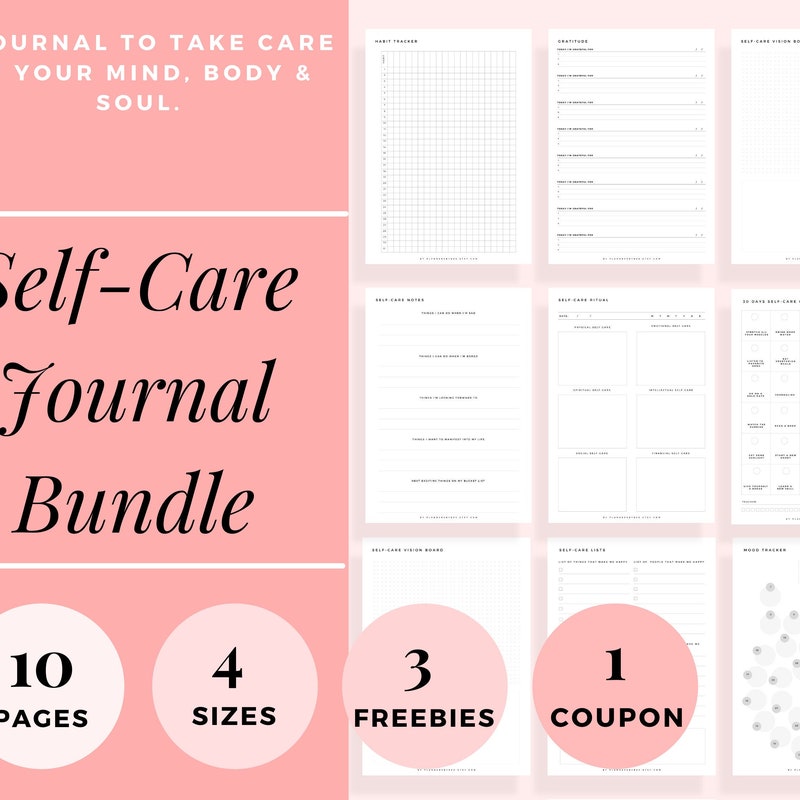 Self Care Journal - Etsy