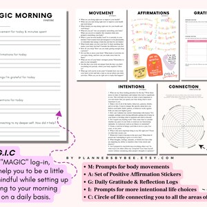 Morning Routine Planner, Daily Routine Journal, Self Love Planner, Self ...