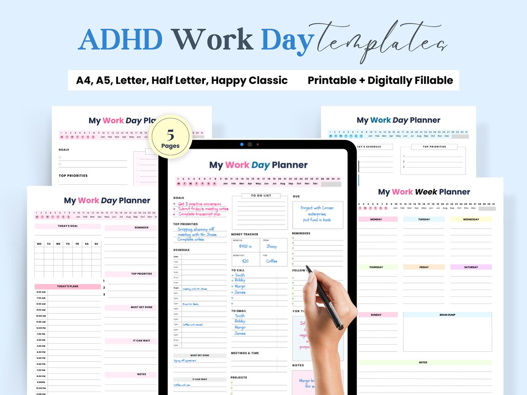 Office Organizer, Work Day Planner, Business Office Planner ...