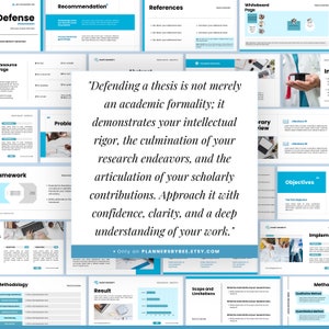 Canva Presentation Template Thesis, Minimal Template Dissertation ...