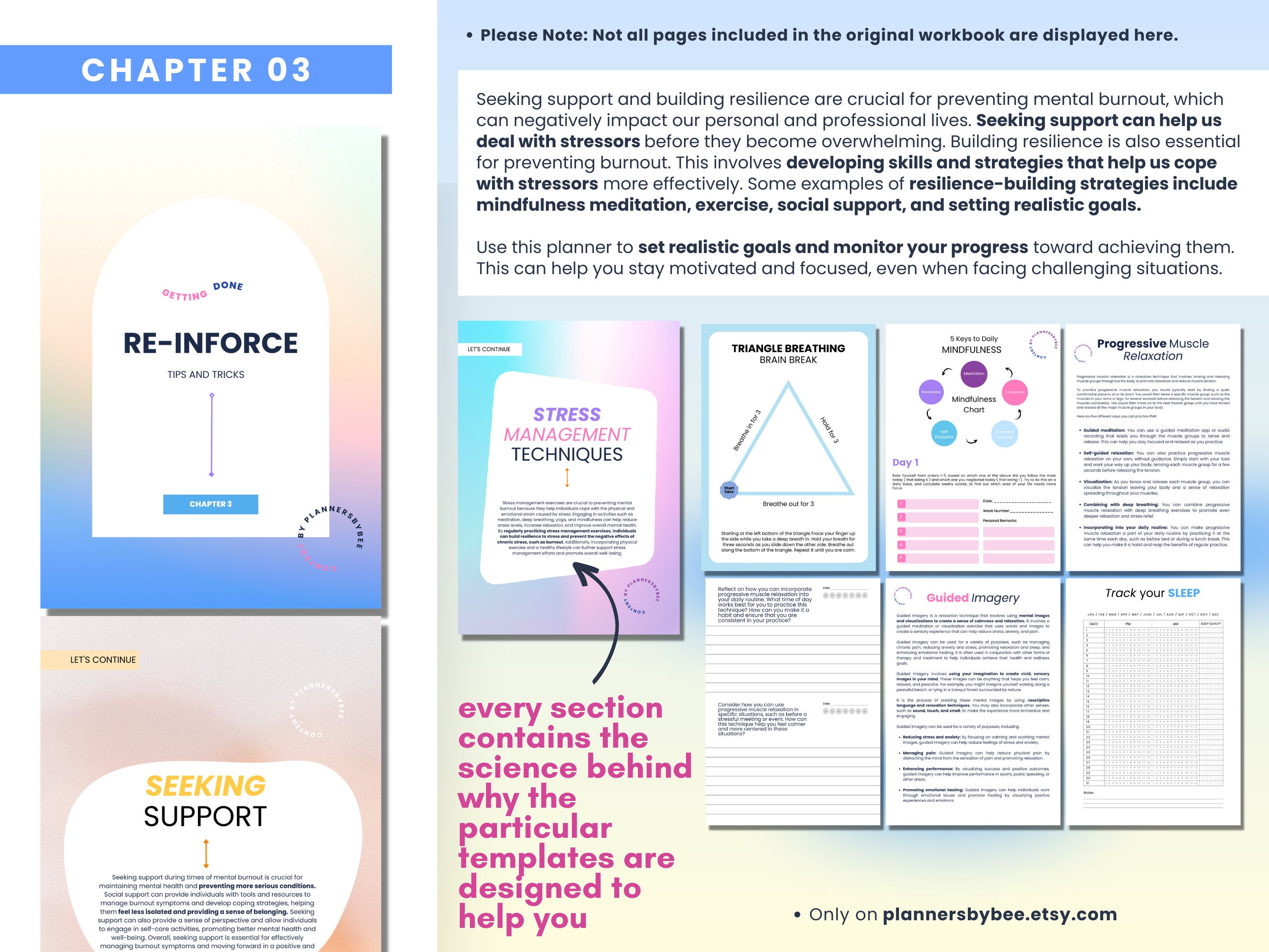 Burnout Journal Printable Burnout Workbook Stress - Etsy