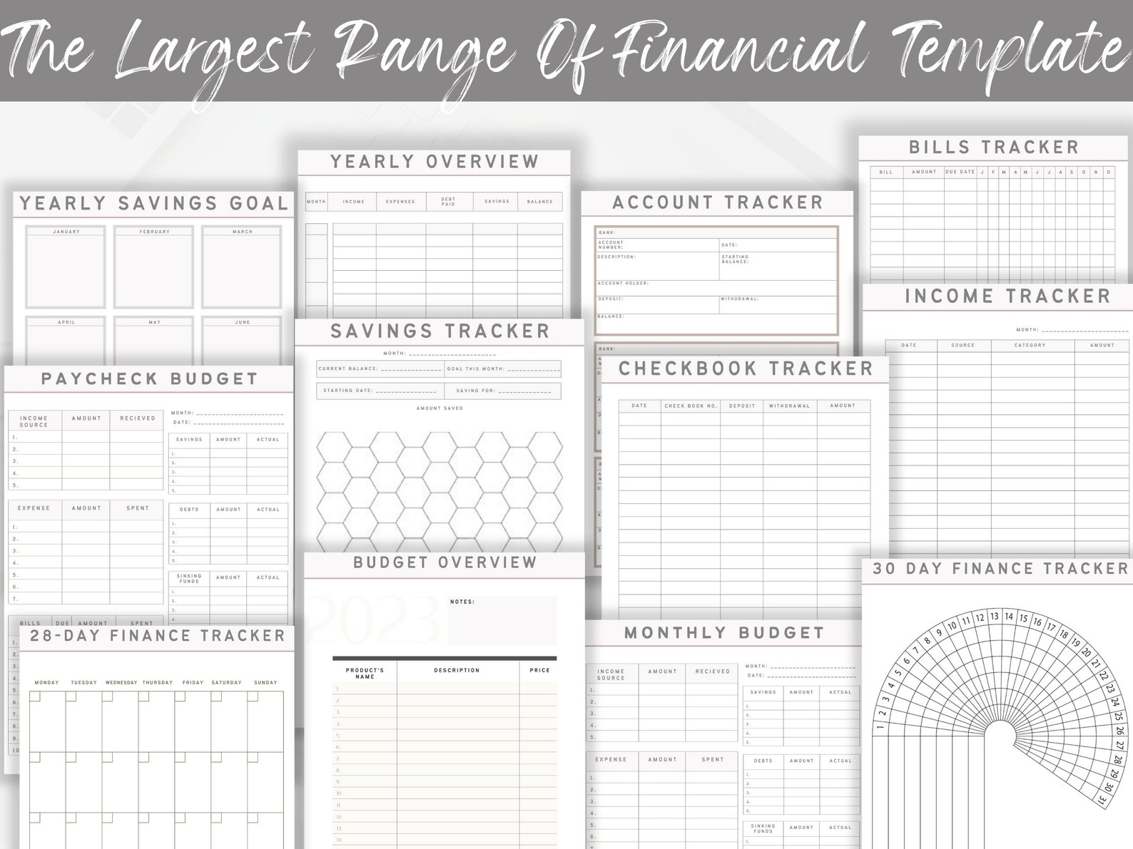Finance Planner Budget Template Bi-weekly Budget Monthly - Etsy
