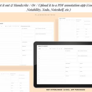 Hourly Daily Planner Printable, Daily Planner Template, 2025 Daily ...
