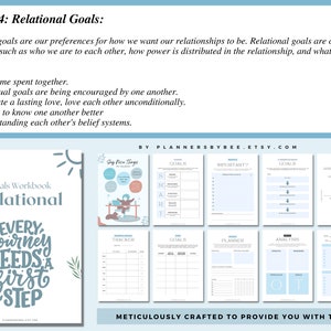 Life Goals Planner, Best Goal Setting Digital Printable Workbook ...