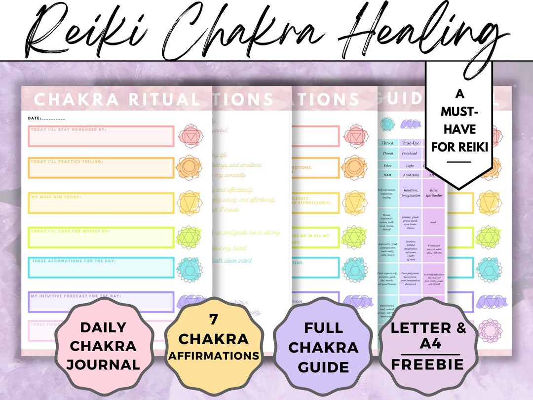 Reiki Session Form Bundle, Reiki Post-session Form Bundle, Chakra ...