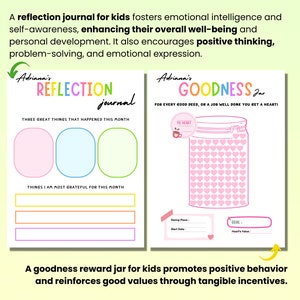 Kids Daily Journal, Printable Kids Journal, DIY Journal Pages, Workbook ...