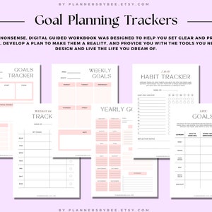Goal Planning Workbook, Self Development, Better Life, Goals Tracker ...