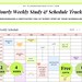 Week at a Glance Weekly Study Planner Printable Simple - Etsy