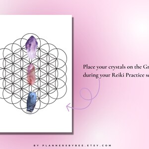Printable Reiki Grid, Reiki Grid, Digital Reiki Grid, Crystal Healing ...