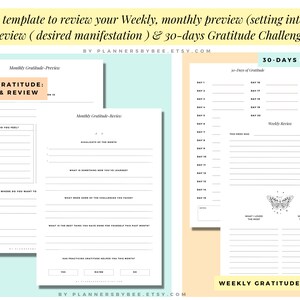 Gratitude Journal Printable, Mindful Watercolor, Self-care Printable ...