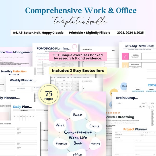 Weekly Work Planner - Etsy