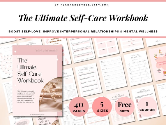 Self Care Checklist Mindfulness Mental Health Kit Self-care - Etsy