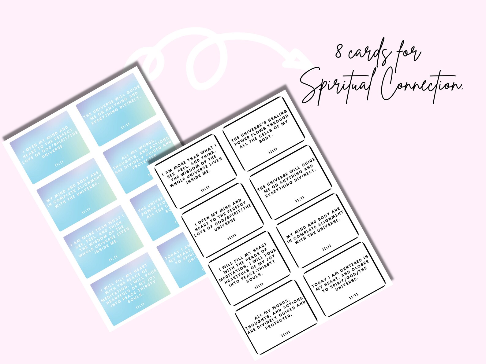 Positive Affirmation Cards Printable Affirmation Deck - Etsy