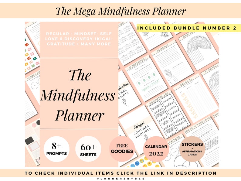 Law of Attraction Planner Bundle Manifestation Journal Prompts | Etsy