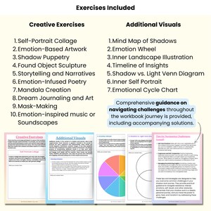 Shadow Work Journal, Printable & Digital Grimoire Pages, Book of ...