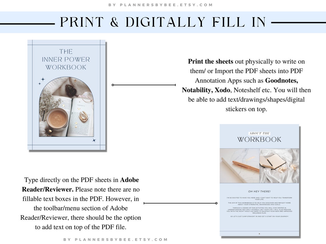 Self Esteem Workbook Self Care Productivity Self Confidence - Etsy