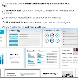 Canva Presentation Template Thesis, Minimal Template Dissertation ...