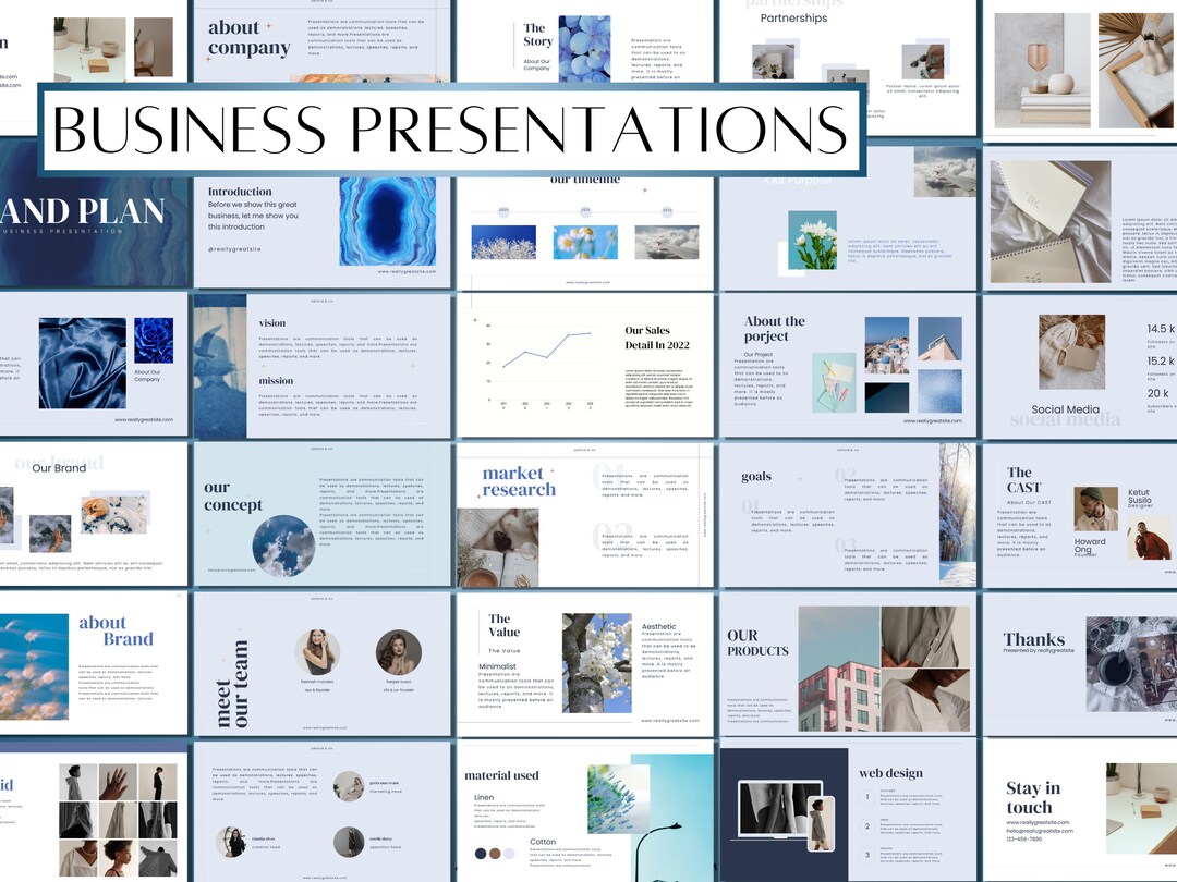 Creative and Modern Business Presentation Template, Modern Business ...