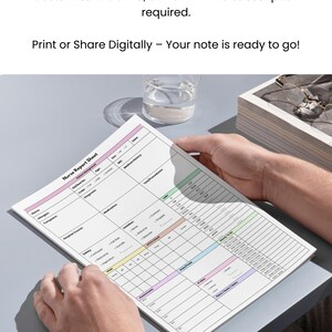 Editable Nurse Report Sheet, Printable Digital Nurses Page, Nurse Brain ...