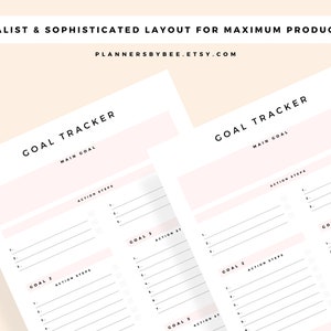 Top 5 Goals Planner, Goal Tracker, Goals Setting, Goal Journal, Goals ...