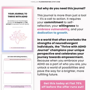 ADHD Planner Adult Prompts, ADHD Planner Printable,productivity ...