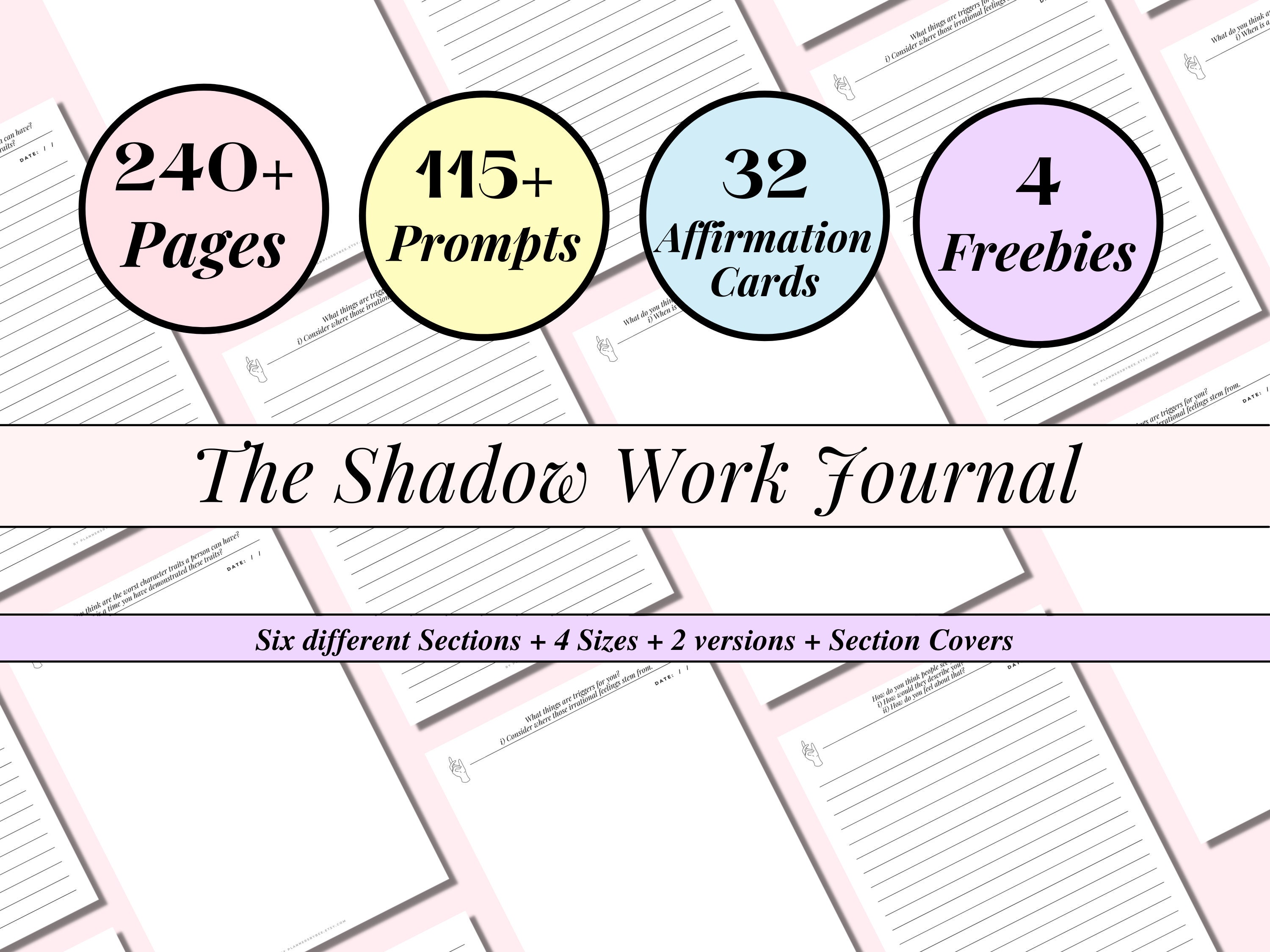 Shadow Work Prompts Shadow Work Workbook Shadow Work Oracle - Etsy