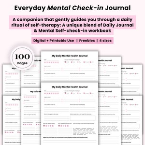 Self-care Planner Printable Mindfulness Workbook Self-love Journal ...