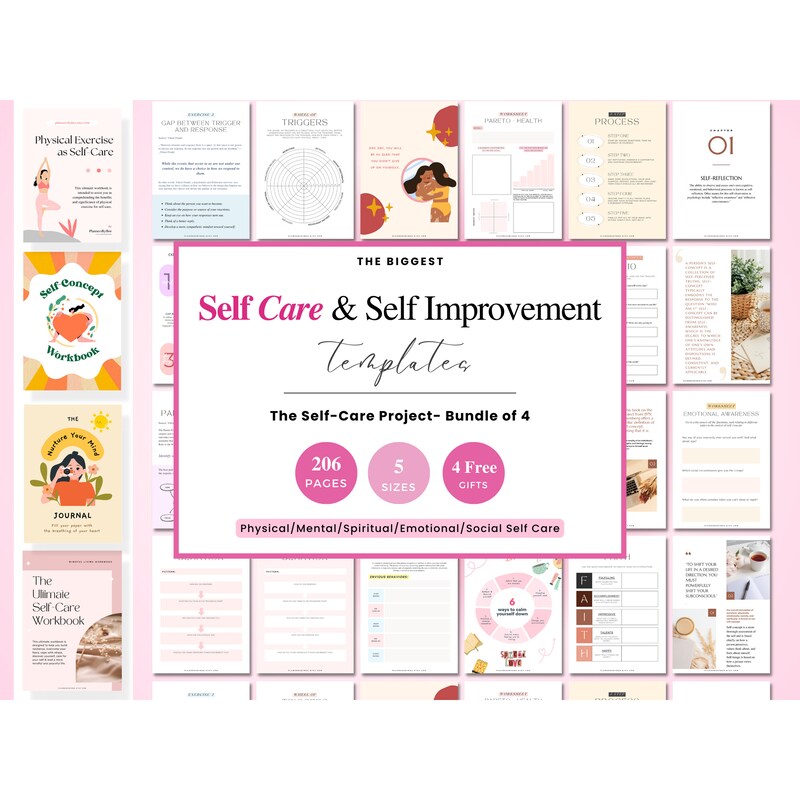 Adult Self Care Checklist - Etsy