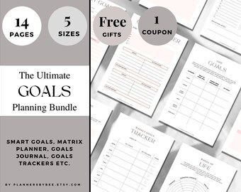 Printable Goal Planner Fillable Personal Goal Planner 2 - Etsy