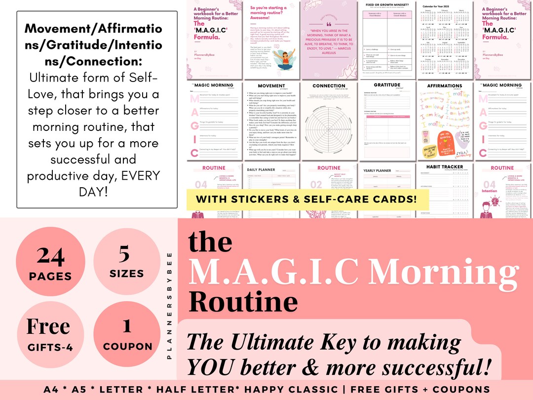 Daily Wellness Planner Printable, Daily Planner, Printable Planner ...