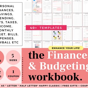Budget Planner Printable Finance Tracker & Planner Printable - Etsy
