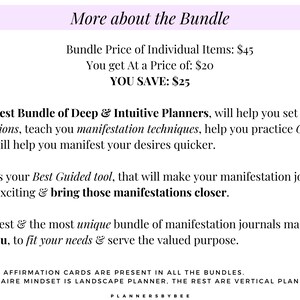 Manifestation Journal Printable, Digital Manifestation Guide, Law of ...