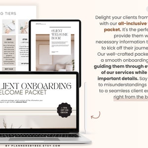 Client Welcome Packet Template, Client Onboarding Template, Virtual Assistant Welcome Packet ...