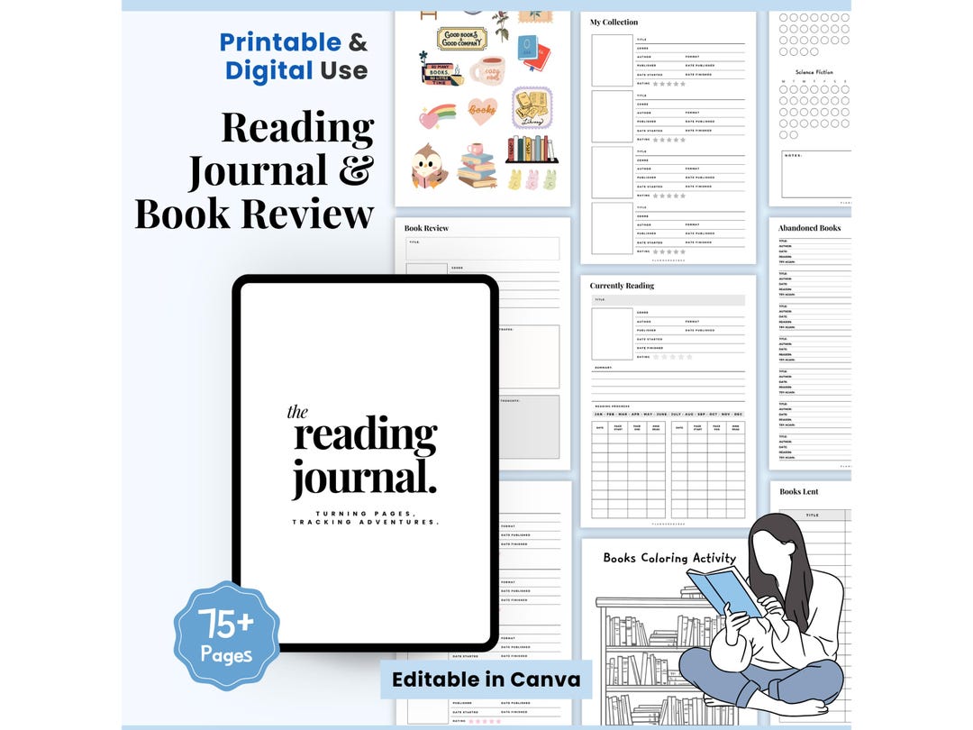 Reading Log Printable, Reading Tracker, Books to Read, Books I've Read ...
